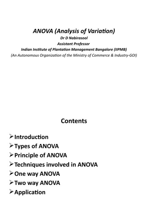Hypothesis Testing Anova Module 5 Pdf F Test Analysis Of Variance