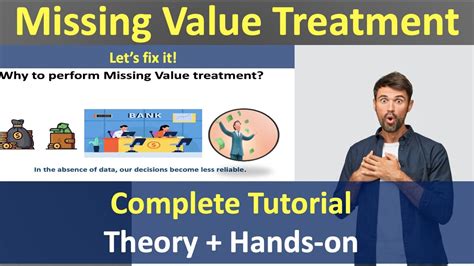 the a to z of missing value treatment data preprocessing in python data science youtube