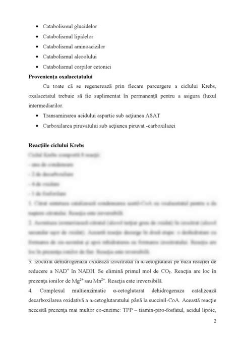 Referat Celula și Ciclul Krebs 295042