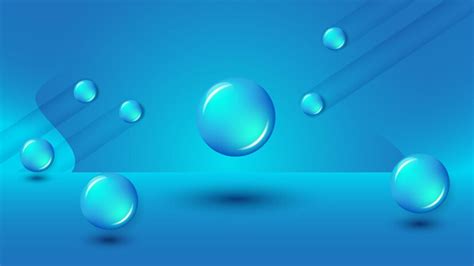 Premium Vector Abstract Blue Gradient 3d Background Vector