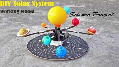 How To Make Solar System Working Model Science Project Model For