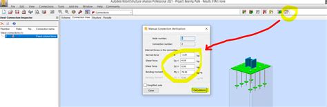Solved Steel Connection Example Not Specified Calculation Messages