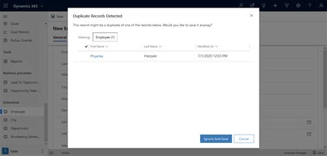 Duplicate Detection In Dynamics 365