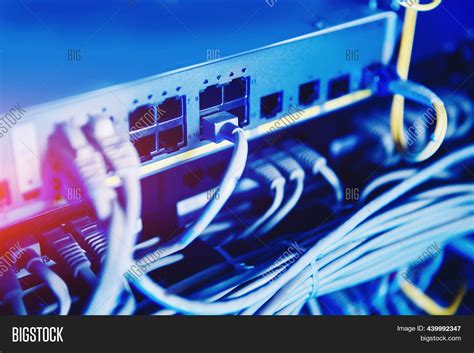 Fiber Ethernet Cable Image Photo Free Trial Bigstock