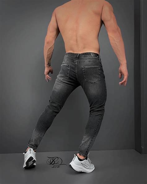 خرید و قیمت شلوار جین ذغالی اسکینی ذاپ دار Amiri کد 47510 بابی مد