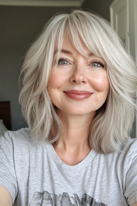 25 Youthful Hairstyles With Bangs For Older Women You Must See In 202