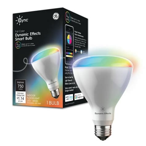 Ge Cync Indoor Smart Led Spotlight Full Color Music Sync 65w E26