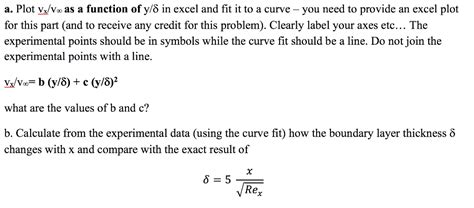 Solved Problem Experimental Analysis Of Boundary Layer Chegg