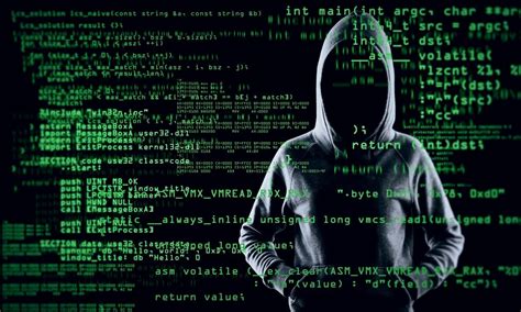 Premium Photo Coding And Theft Concept Hacker With Abstract Coding Text On Blurry Background