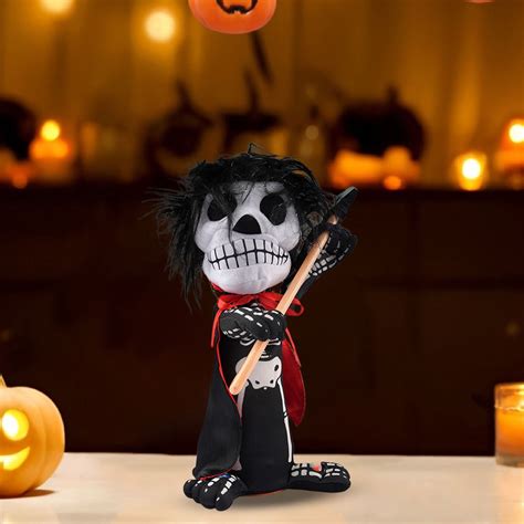 Halloween Electric Skeleton Ghost Toy Halloween Novelty Skeleton Toy