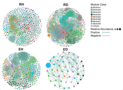 Figure Co Occurrence Network For Bacterial Communities Each Node