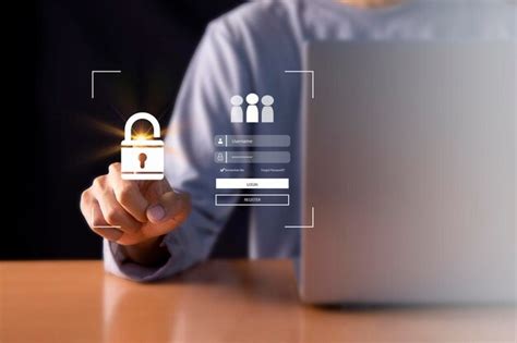 Sistema De Autenticação De Usuário E Senha Conceito De Segurança