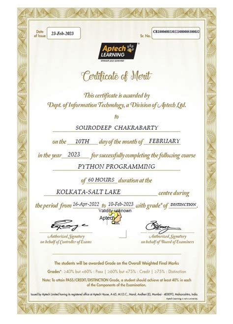 sourodeep chakraborty on linkedin pythoncertification codeconqueror aptech
