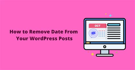 how to remove date from your wordpress posts