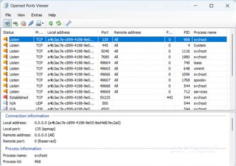 Portable Opened Ports Viewer Download Softpedia