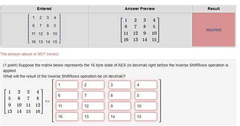 [solved] the answer above is not correct 1 point suppos