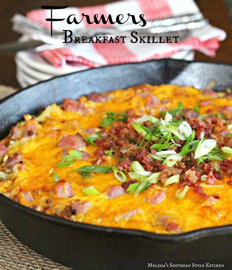 Farmers Breakfast Skillet Brunch Dishes Breakfast Skillet