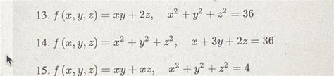 Solved 13 And 15 Please Find The Minumum And Maximum Values