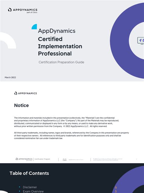 Appdynamics Certified Professional Implementer Preparation Guide Pdf