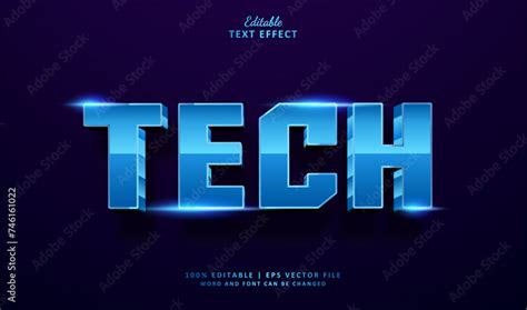 Tech Text Effect Style Editable Text Effect Style 3d Future Neon Tech Tech Text Effect Style Editable Text Effect Style 3d Future Neon Tech