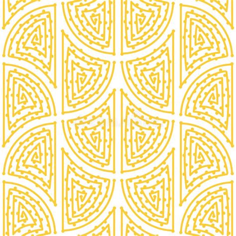 Abstract Seamless Vector Background Pattern With Ornament Stock Vector Illustration Of Shape