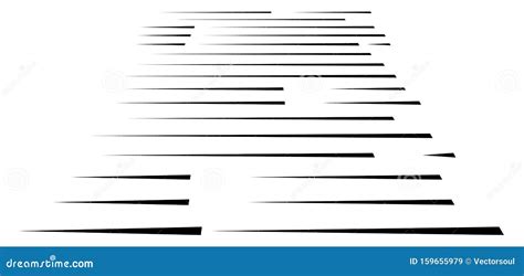 Irregular Lines In 3d Perspective Segments Stripes Streaks Strips