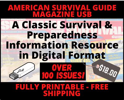 American Survival Guide Digital Issues USB Drive Important Update