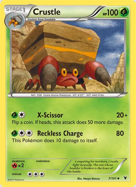 Crustle Pokédex Entry — Biology Battle Guide And Locations Pokemondex