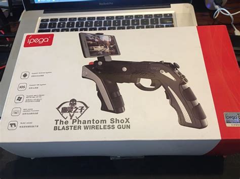 Ipega Pg 9057 Phantom Shox Blaster Wireless Gun Video Gaming Gaming Accessories Virtual