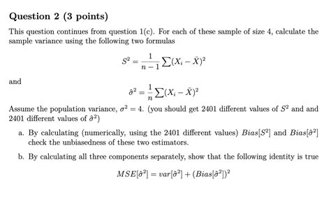 solved question 1 3 points suppose you have a population