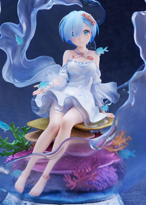 Rezero Rem 17 Scale Figure Aqua Orb Ver Crunchyroll Store