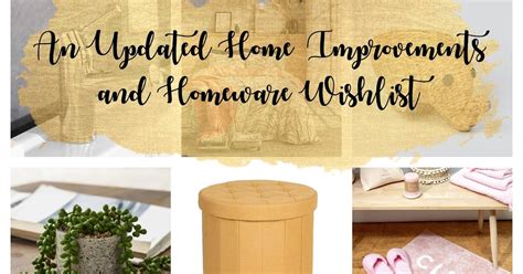 An Updated Home Improvements And Homeware Wishlist — As Told By Kirsty