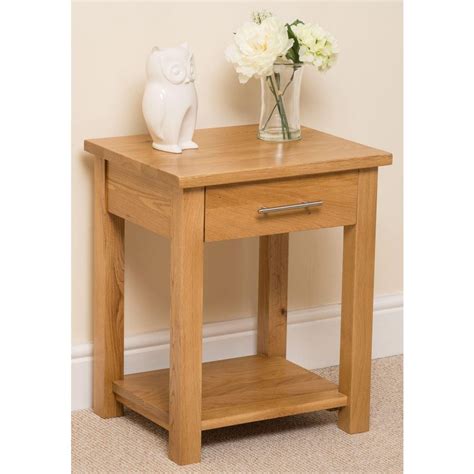 Oslo Solid Oak Lamp Table Free Uk Delivery