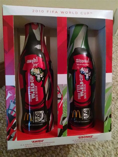 Fifa World Cup Coca Cola Mcdonalds Aluminum Bottles 4 1944939958