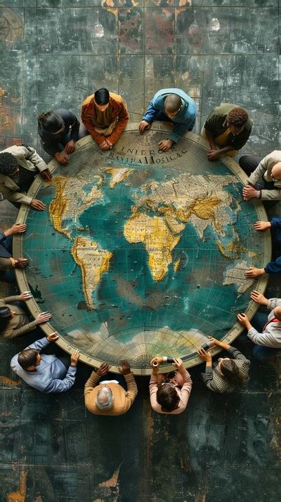 Free Global Collaboration Map Image Global Unity Cooperation Download At Stockcake