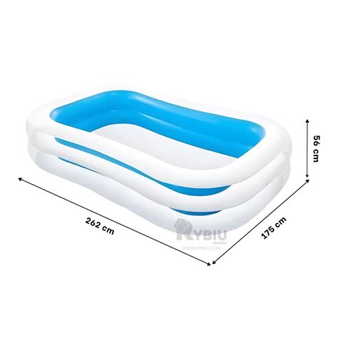 Ripley Pileta Ideal Para NiÑitos De Color Celeste Y Regalo Stickers