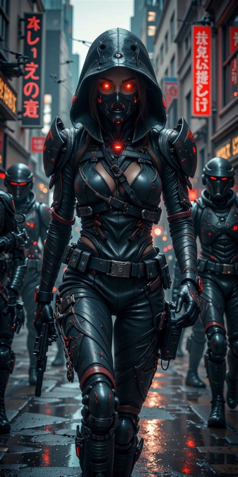 A Fierce Female Bounty Hunter Image Created By Caption Master