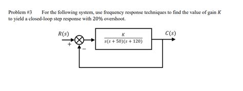 solved problem 3 for the following system use frequency