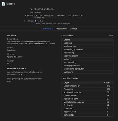 building an offline video classifier for human actions with core ml