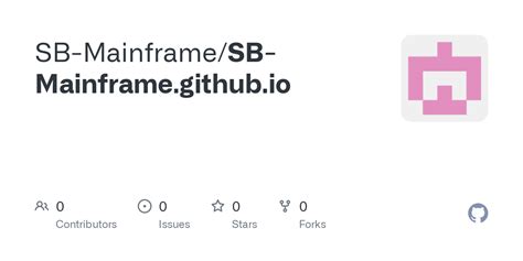 Github Sb Mainframesb
