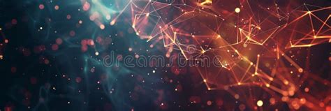 Abstract Plexus Structure Of Many Glowing Lines And Particles Creative