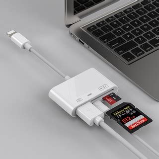 SGMulti Dock Lightning Hub Lightning To USB 3 0 HDMI Lightning 3 5mm Audio LAN SD TF Hub
