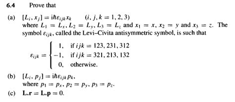 Solved Prove that Li Xj İheijkxk symbol ijk called the Chegg