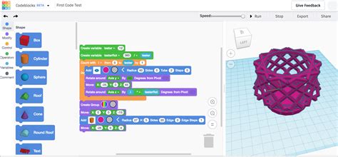 Tinkercad Codeblocks Beta For The Love Of Learning