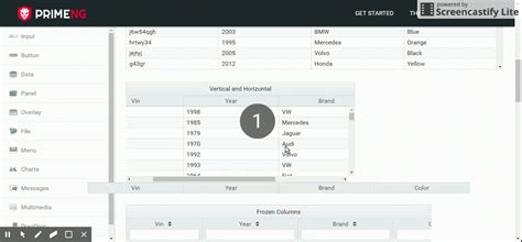 Angular Footer Label Going Outside The Horizontal Scroll Bar In