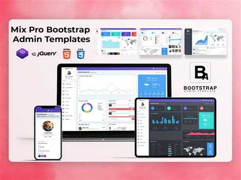 elevate your dashboard with bootstrap admin template mix pro