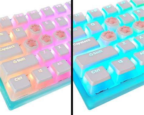 Pudding Custom Keycaps Set Pbt Doubleshot Keycap Bílý Oem Keycap