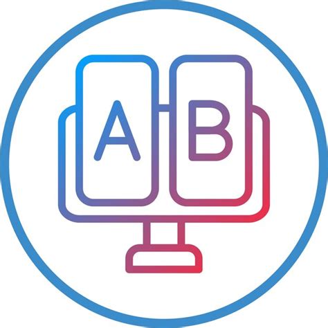 Premium Vector Vector Design Ab Testing Icon Style