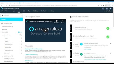 How To Create Alexa Skill Youtube