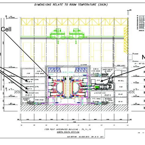 Iter Tokamak Complex Full Vertical Cross Section Including Crane Download Scientific Diagram